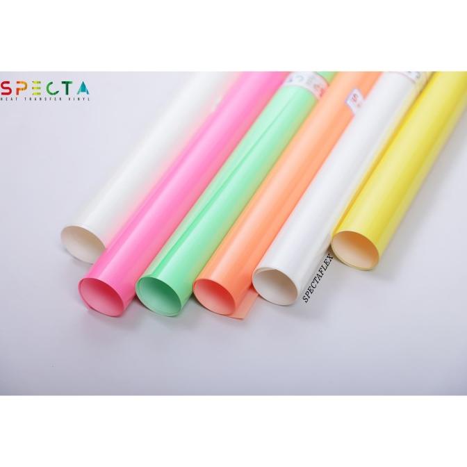 Jual SPECTAFLEX POLYFLEX KOREA GLOW IN THE DARK ORIGINAL HTV VINYL ...