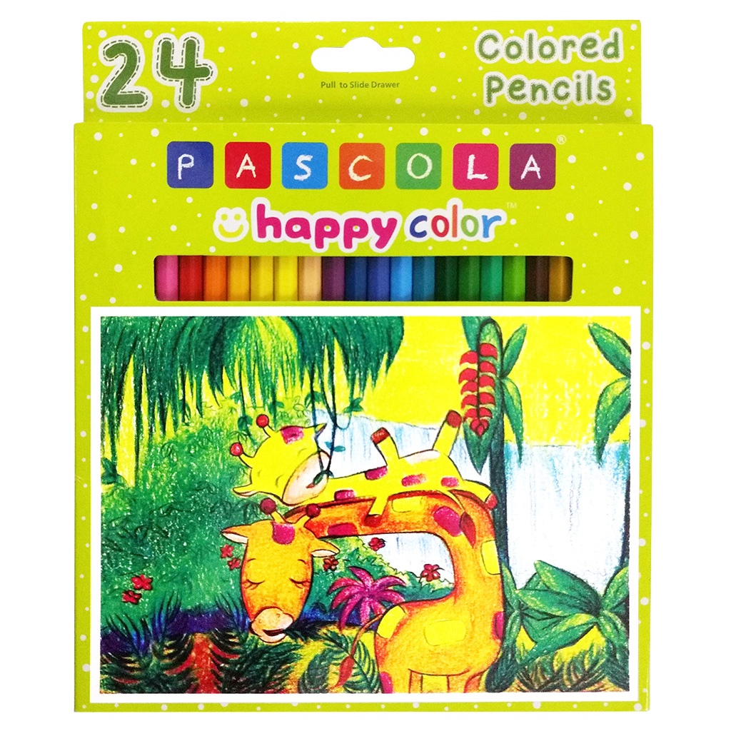 Jual Pascola - Happy Color Pencil Isi 24/Set (Standardpen) | Shopee ...