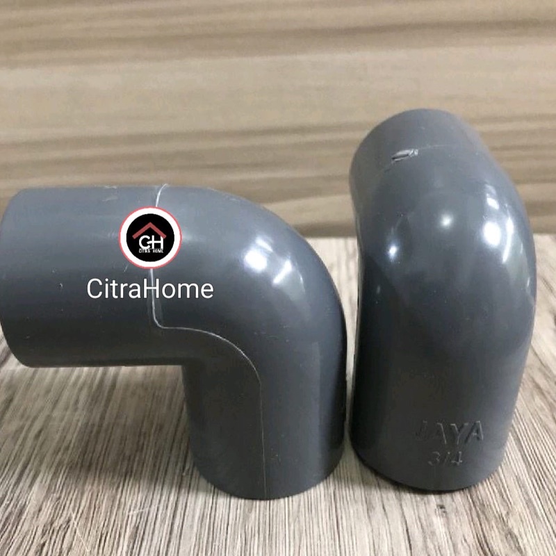 Jual Knee L Elbow PVC TS 3/4” Jaya | Shopee Indonesia