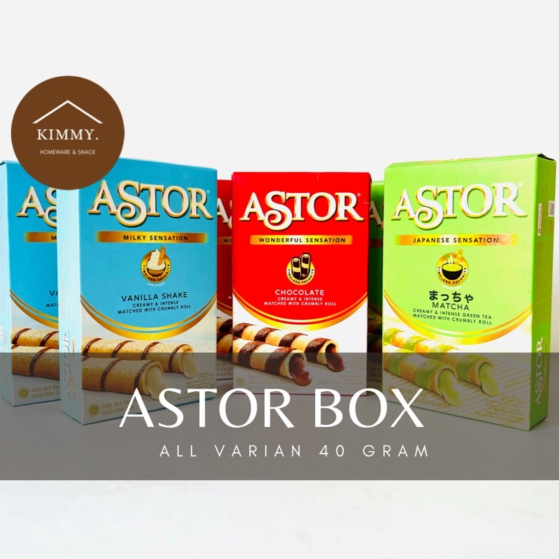 Jual ASTOR BOX KECIL 40 GRAM / ASTOR DOUBLE COKELAT/ ASTOR MATCHA ...