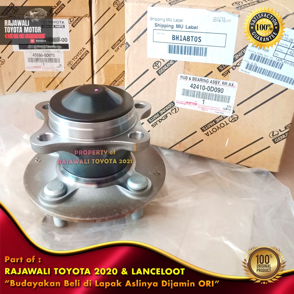 Jual Nap Bearing Roda Belakang All New Vios & Yaris 2013-UP Gen3 & Gen4 ...