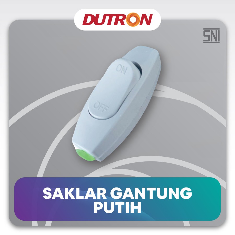 Jual Saklar Gantung On Off DUTRON SNI Sakelar Gantung DUTRON Hitam ...