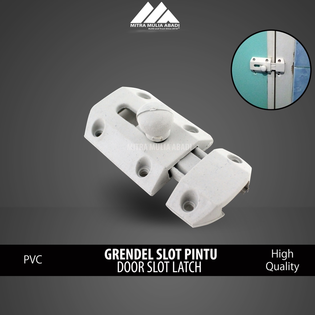 Jual Grendel Selot Pintu PVC Kamar Mandi 1 pcs + Skrup | Shopee Indonesia