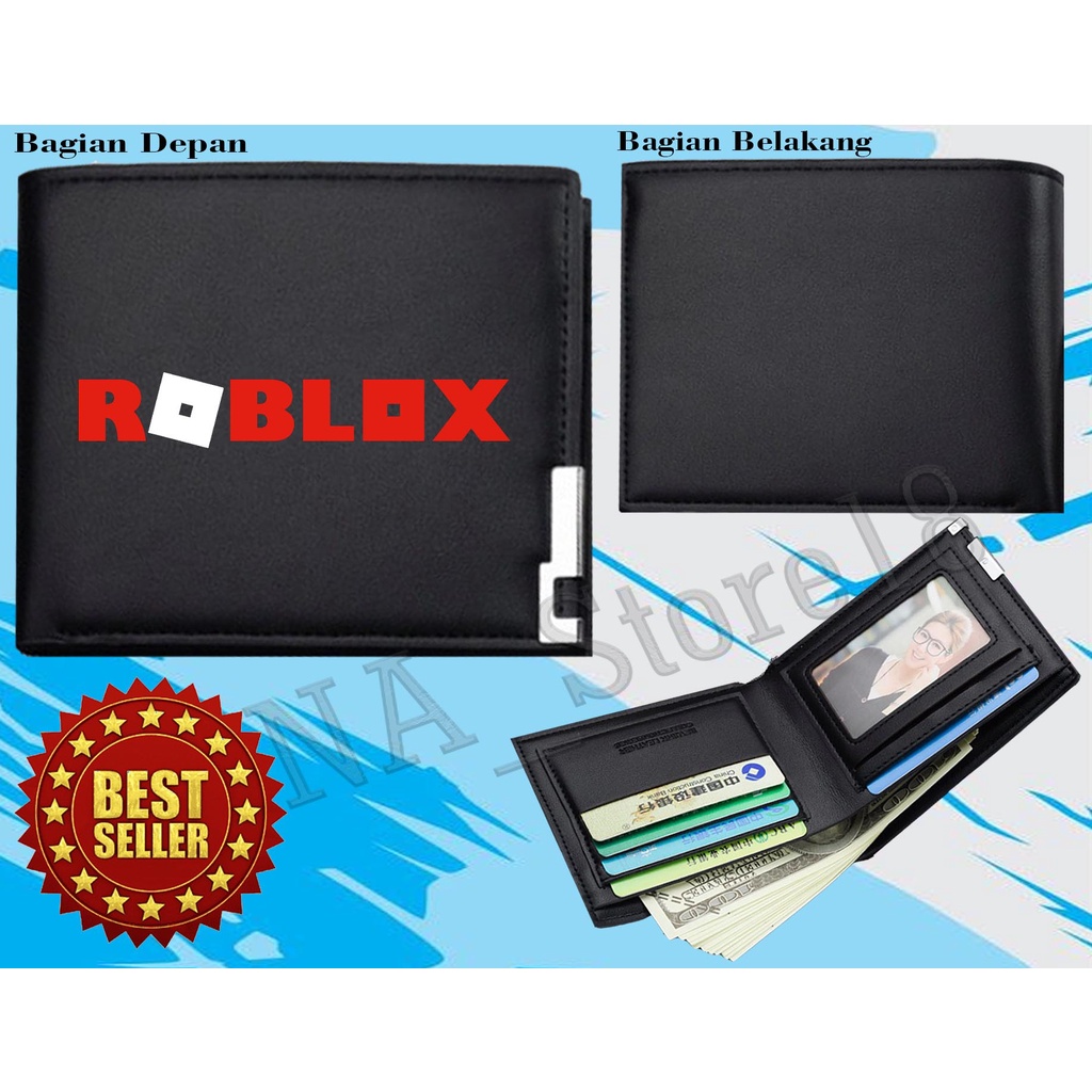 Jual Dompet Pria Lipat MINECRAFT ROBLOX Dompet Kulit Men Fashion Letter ...