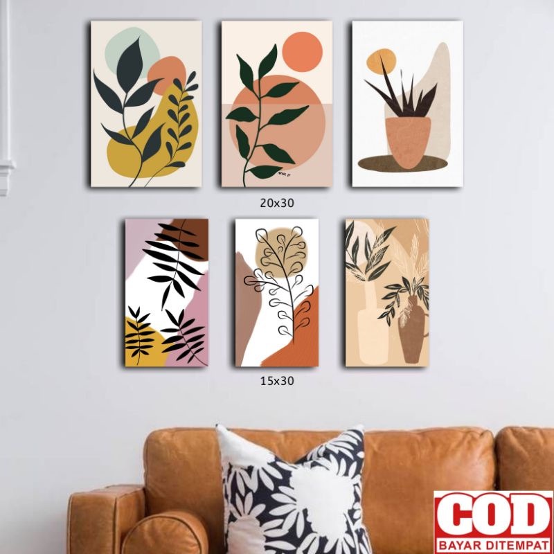 Jual Hiasan Dinding Home Decor Aesthetic Motif Bunga Keren Bagus Murah ...