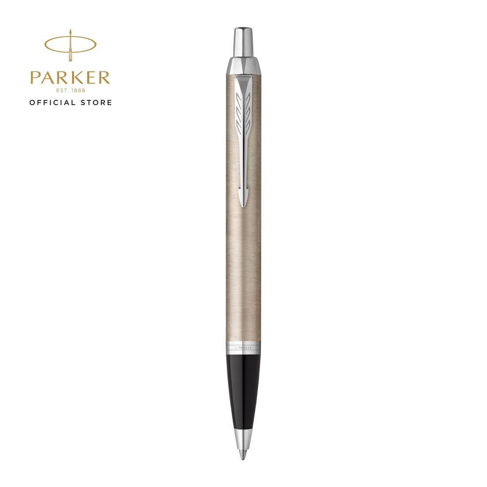Jual Parker IM Stainless Steel Chrome Trim Ballpoint | Shopee Indonesia
