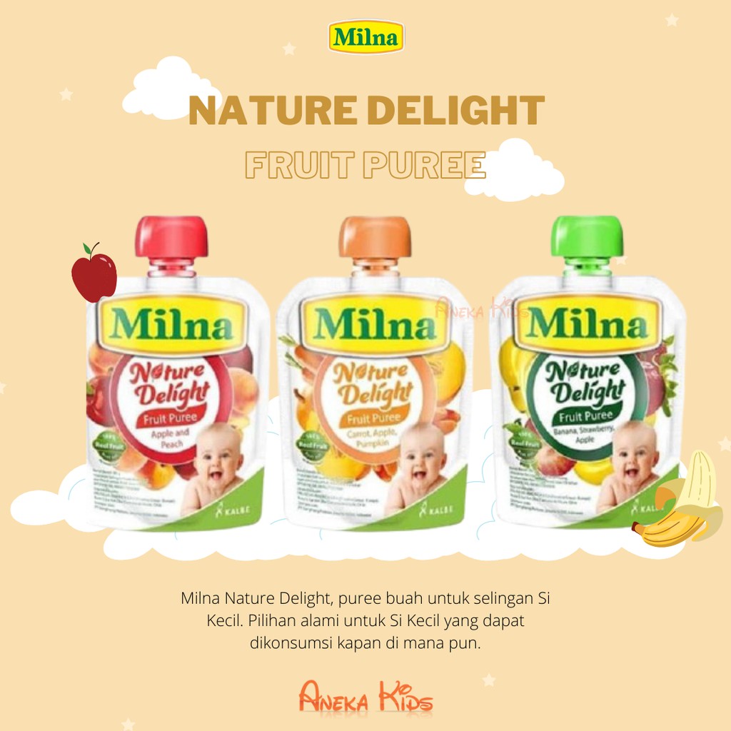 Jual Milna Nature Delight 80 gram | Shopee Indonesia