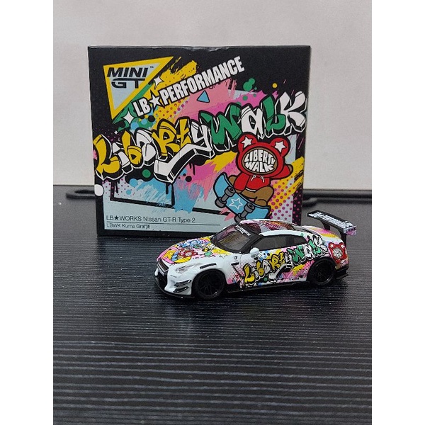 Jual Mini GT Loose 244 Nissan GTR LB Works R35 LBWK Kuma Graffiti ...