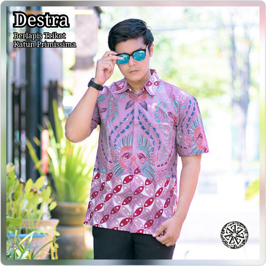 Jual Model Baju Batik Kombinasi Pria Lengan Pendek | Shopee Indonesia