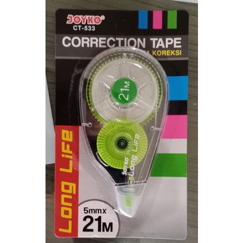 Jual Correction Tape Joyko CT-533 Long Life | Shopee Indonesia