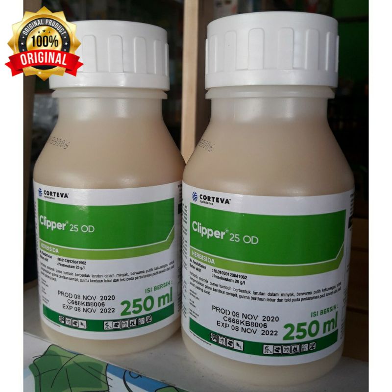 Jual HERBISIDA CLIPPER 25 OD -250 ml | Pembasmi Rumput Gulma Tanaman Padi | Shopee Indonesia