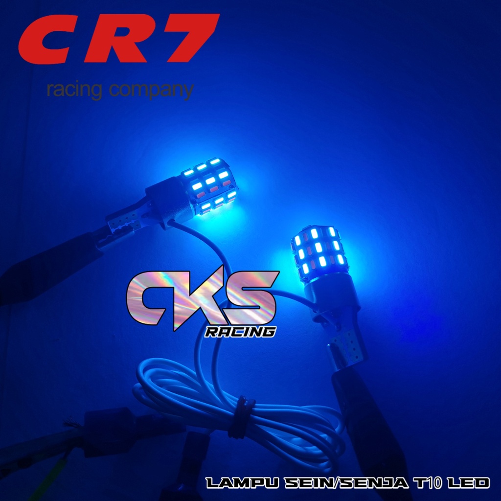 Jual CR7 LED T10 2MODE 2IN1 SENJA+SEN 54 MATA UNTUK MOTOR UNIVERSAL ...