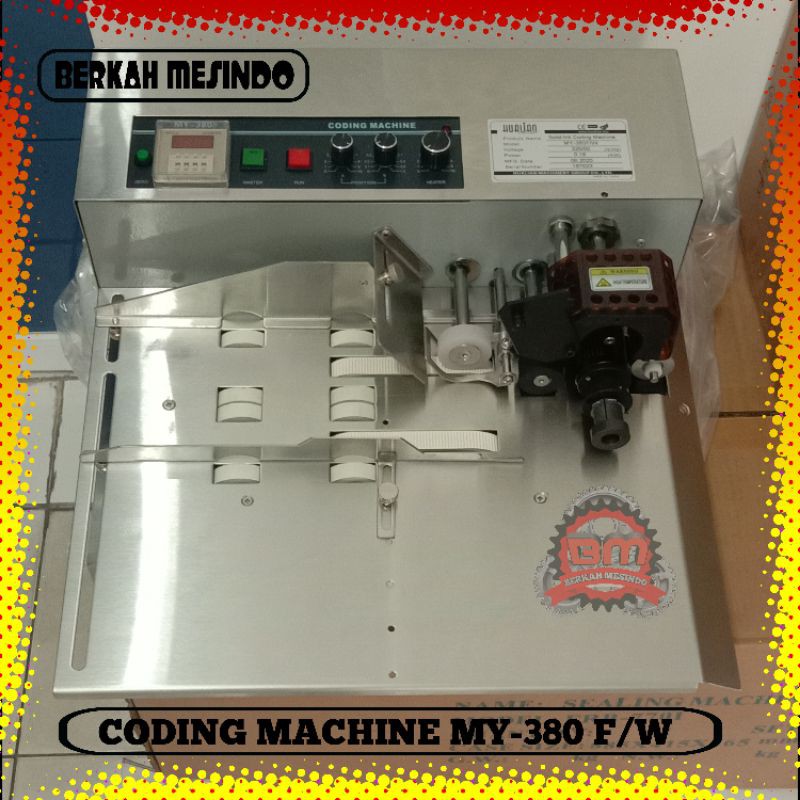 Jual Solid Ink Coding Machine MY 380 F/W Cetak Expired Date | Shopee Indonesia