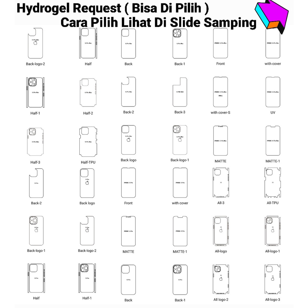 Jual Hydrogel CUSTOM Cut REALME GT Neo 3T Request Hidrogel CLEAR-Bening ...