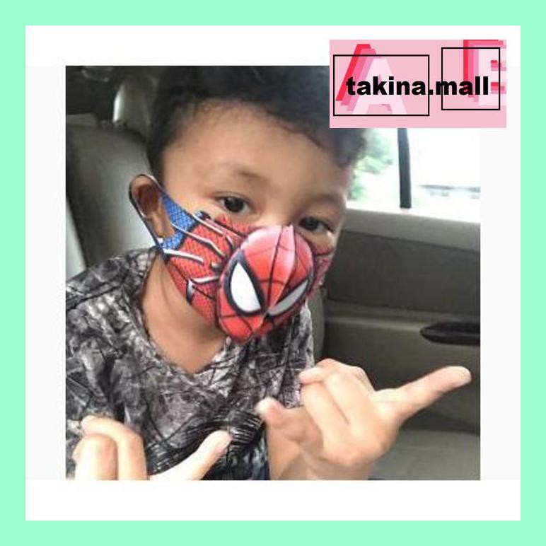 Jual Kos79Nak Masker Anak Scuba Karakter Kartun Hero Spiderman Printing ...