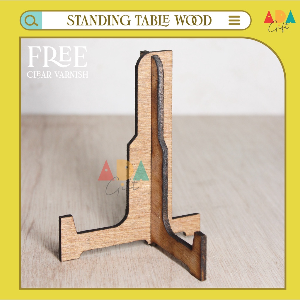 Jual Standing Kayu | Standing Frame kayu | Penyangga Kayu | Shopee ...