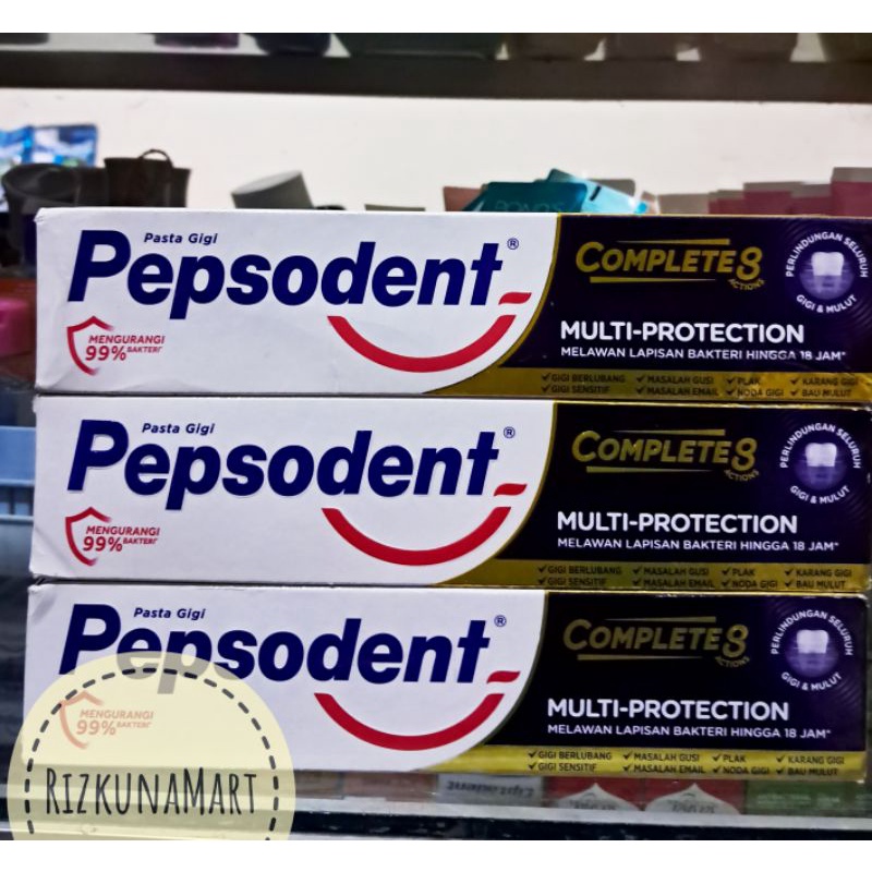 Jual PEPSODENT Pasta Gigi Complete 8 multi protection 150g | Shopee ...