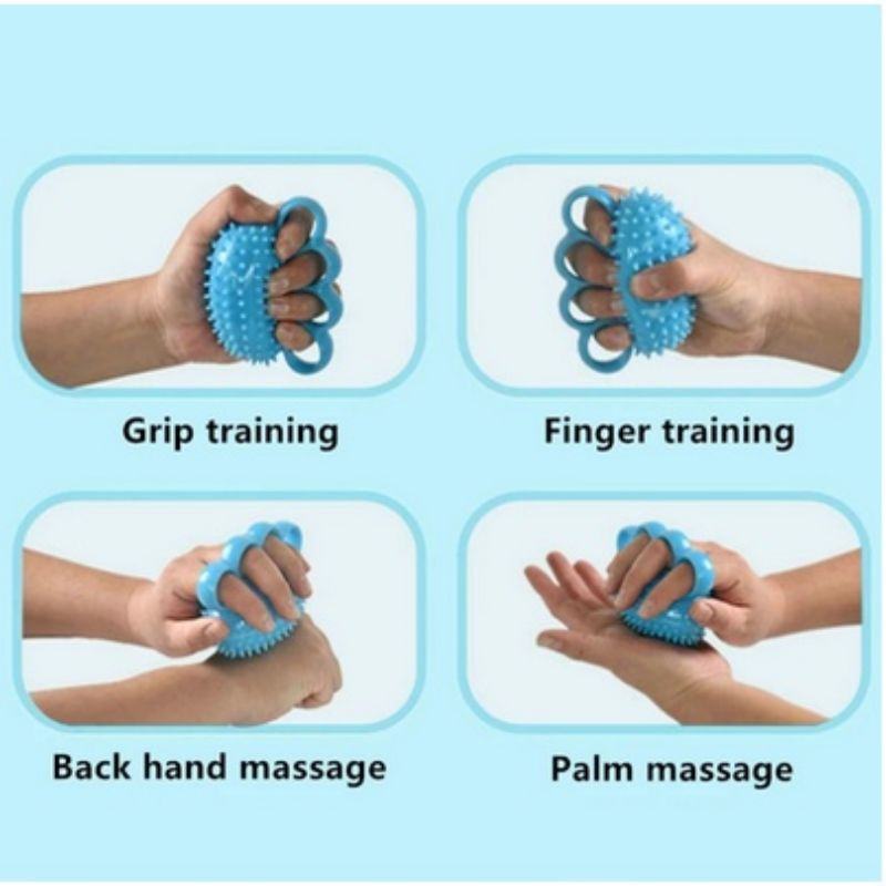 Jual Finger grip ball Bola terapi tangan stroke untuk latih motorik ...