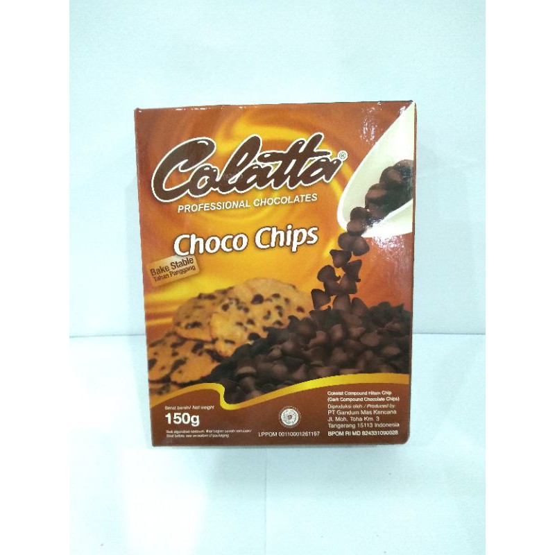 Jual COLATTA CHOCO CHIP 150 gr | Shopee Indonesia