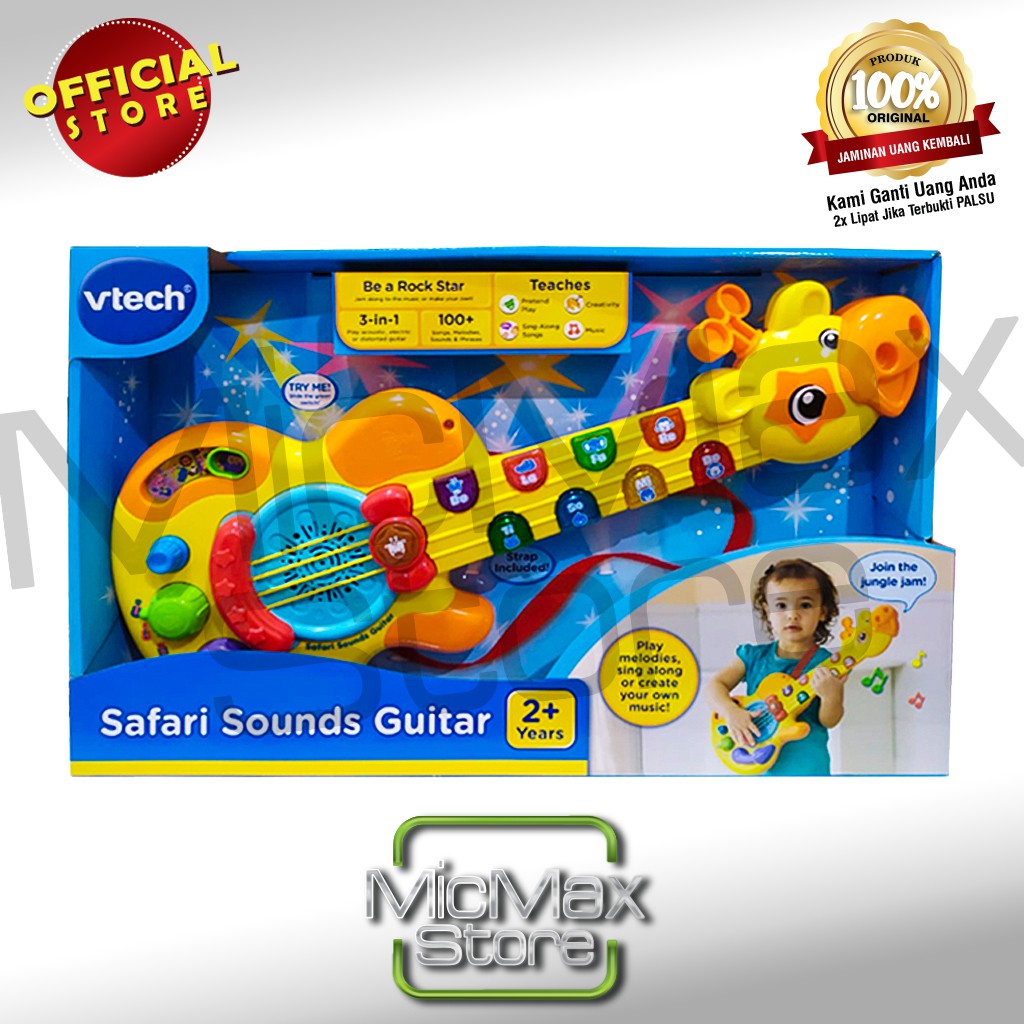 Jual Vtech Safari Sounds Guitar | Shopee Indonesia