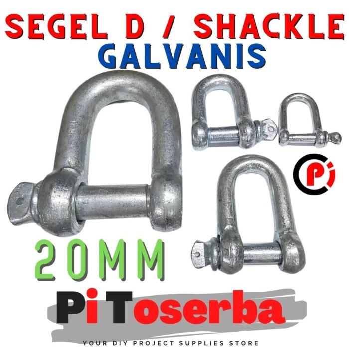 Jual Segel D 20mm M20 / D SHACKLE CLAMP / SAMBUNGAN RANTAI Sling ...
