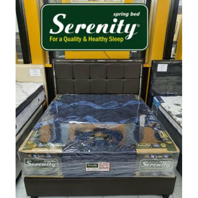 Jual Spring Bed Serenity type eternity by Elite free bantal | Shopee ...