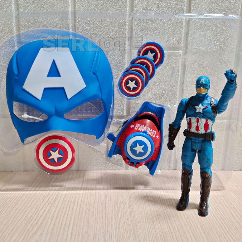 Jual Mainan Anak Figure Avengers Hero Avangers Spiderman Hulk Captain ...