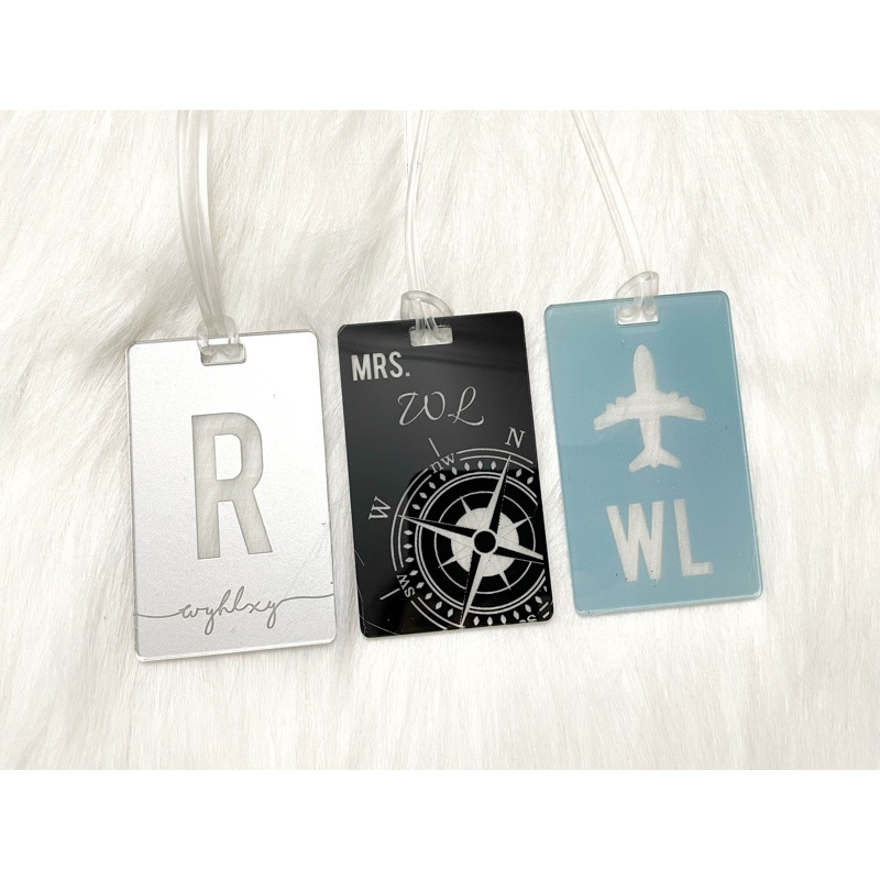 Jual BAG TAG | LUGGAGE TAG ACRYLIC / Akrilik | Tali Koper | Identitas ...