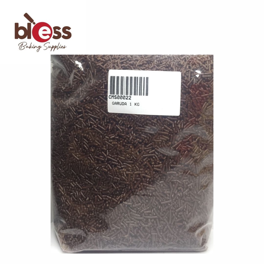 Jual MESES GARUDA REPACK 1 KG / MESES COKLAT / TOPPING KUE DAN MINUMAN ...