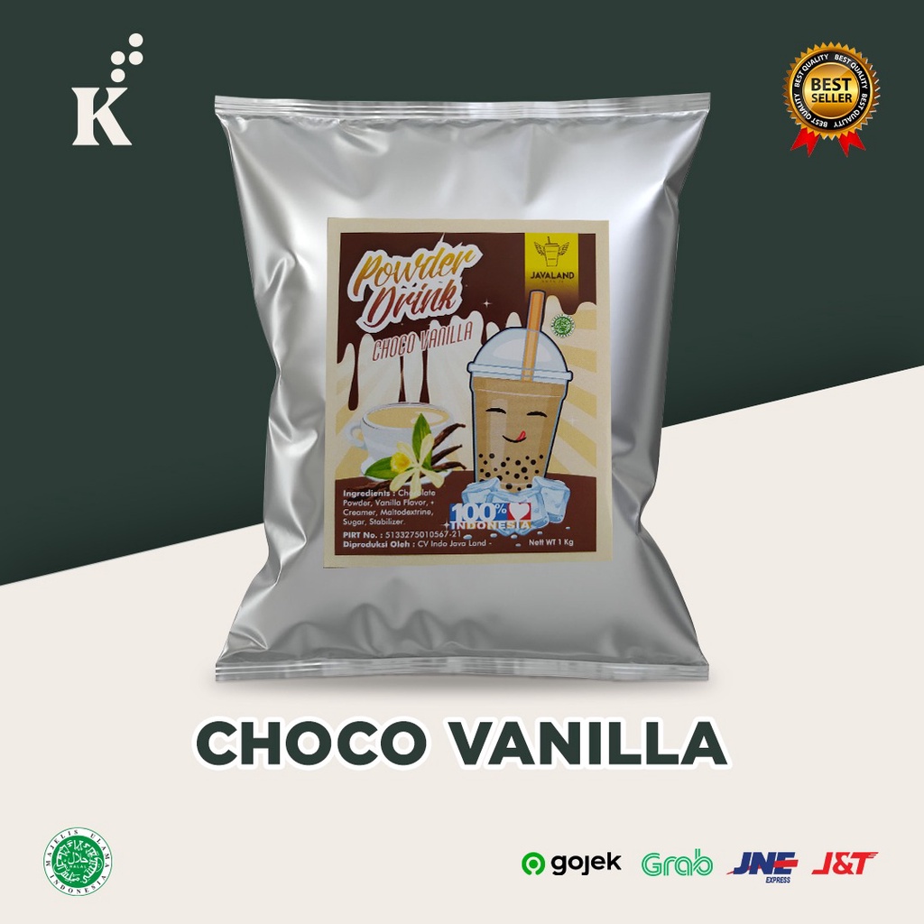 Jual Powder Choco Vanilla Bubuk Minuman Bubble Drink Javaland 1 kg ...