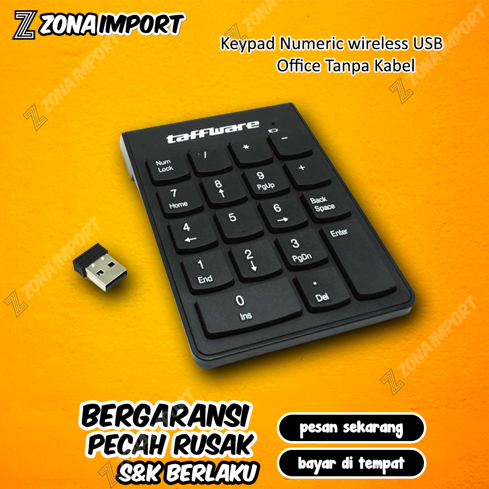 Jual Keyboard Angka Numpad Perhitungan Angka Keypad Numeric wireless ...