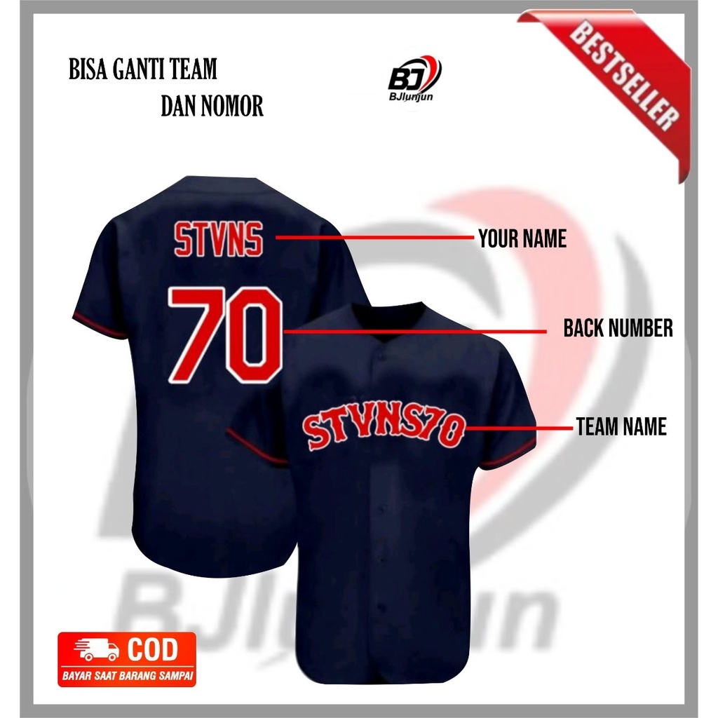 Jual BAJU JERSEY BASEBALL KATAK BHIZER STVNS70 NAVY ORIGINAL BISA ... Jual BAJU JERSEY BASEBALL KATAK BHIZER STVNS70 NAVY ORIGINAL BISA ...