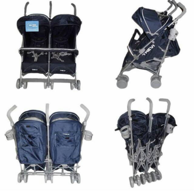 Jual SALE !!! Stroller Kembar Baby Elle Twins Trevi COD ( Surabaya ...