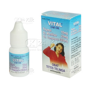 Jual [K24 MANUKAN] VITAL EAR DROPS 10 ML (Per Botol) | Shopee Indonesia