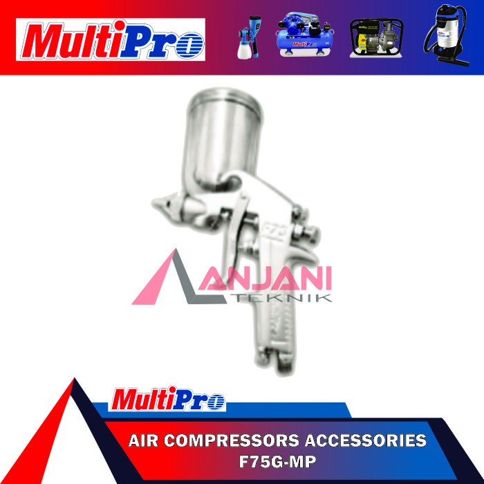 Jual MULTIPRO F 75 G MP ALAT SEMPROT CAT KOMPRESOR SPRAY GUN F75G F75 75G | Shopee Indonesia