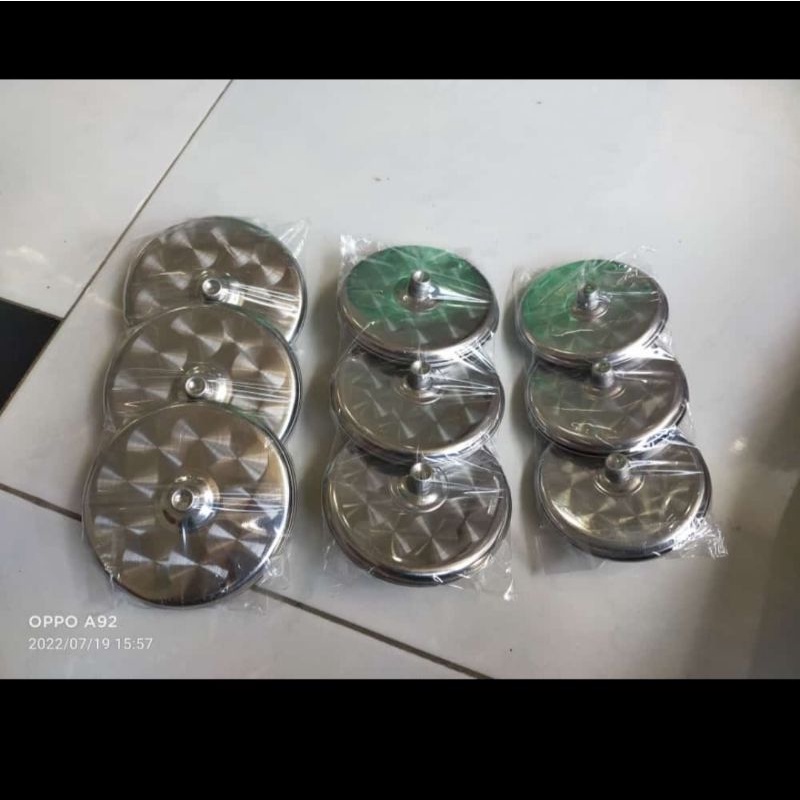 Jual Tutup Gelas Stainless Steel Tebal Isi 6pcs | Shopee Indonesia
