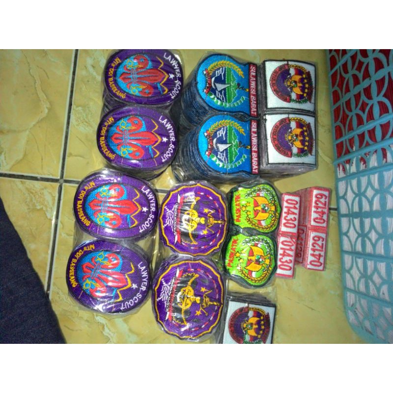 Jual BADGE TISKA & AMBALAN BORDIR ( MINIMAL ORDER 50 PCS SESUAI ...