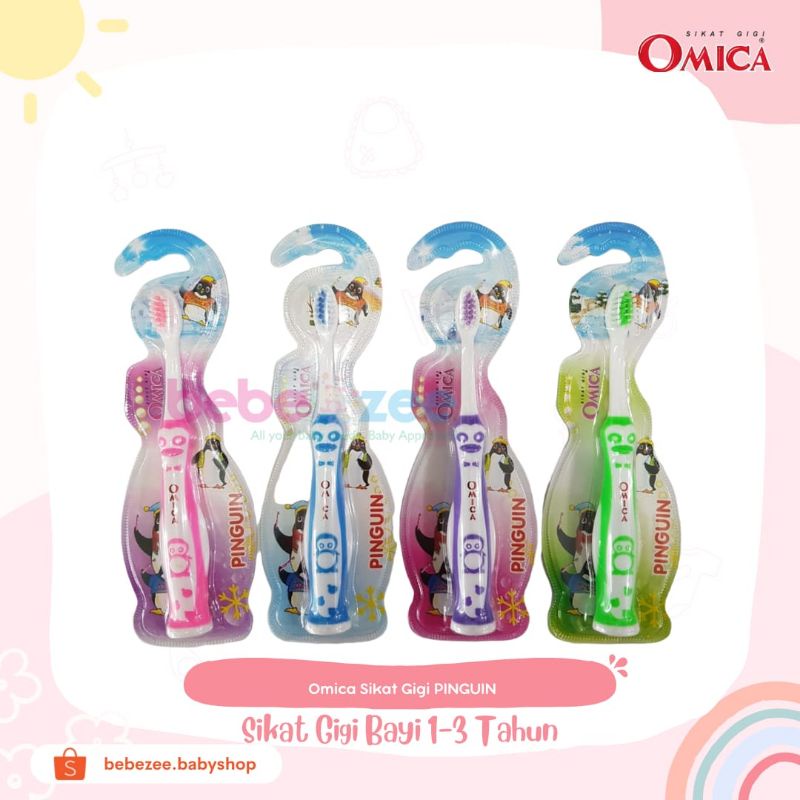 Jual Omica Sikat gigi Bayi - Anak 1-3 Tahun | Shopee Indonesia