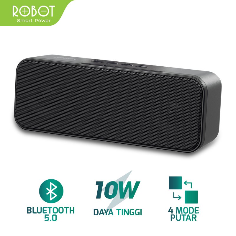 Jual SPEAKER BLUETOTH 5.0 ROBOT RB520 Portable Audio Wireless Super Bass Stereo Original ...