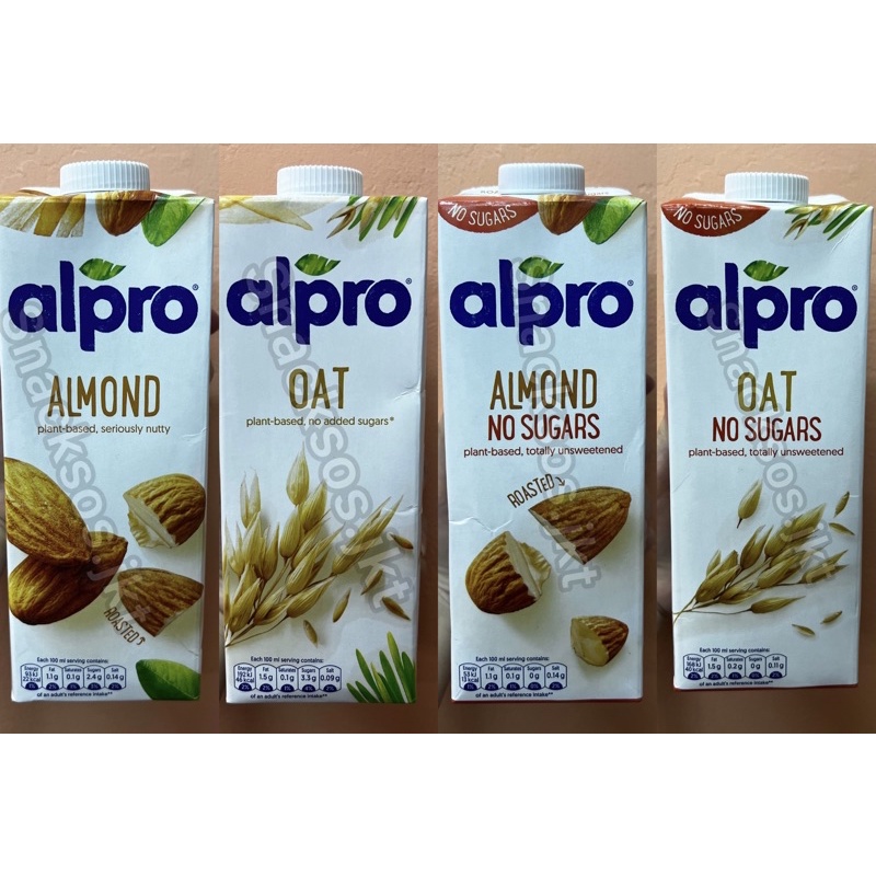 Jual ALPRO OAT NO SUGARS / OAT ORIGINAL / ALMOND NO SUGAR / ALMOND MILK ...