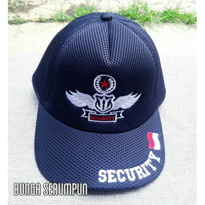 Jual TOPI SECURITY NAVY WINGS PUTIH - TOPI SECURITY WINGS PUTIH JARING ...