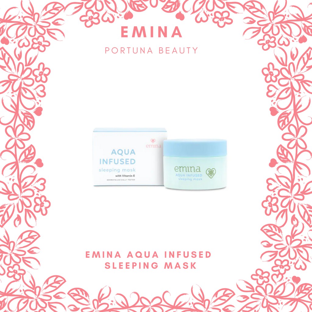 Jual EMINA AQUA INFUSED SLEEPING MASK (MELEMBABKAN & MENCERAHKAN WAJAH ...