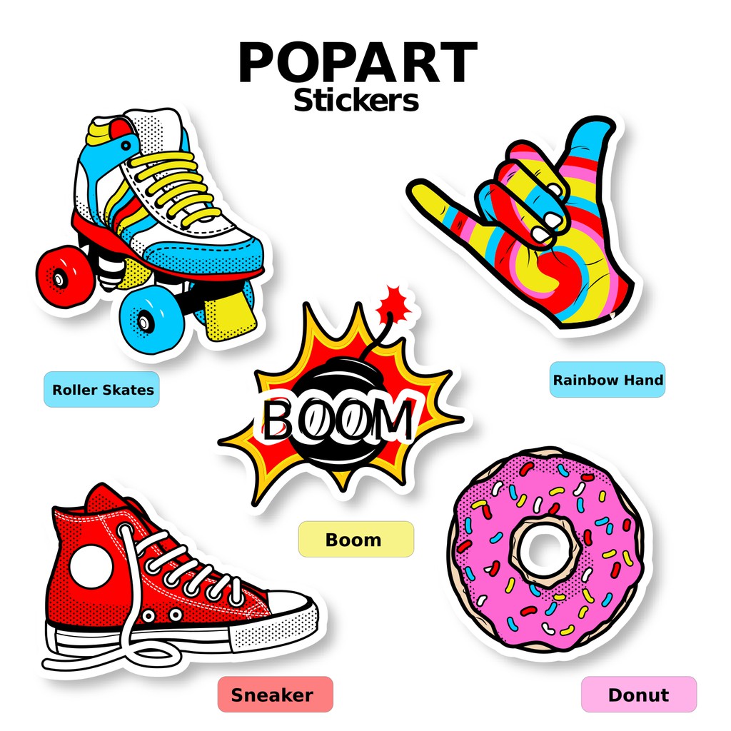 Jual Stiker lucu satuan murah untuk laptop dan buku tulis | Shopee ...