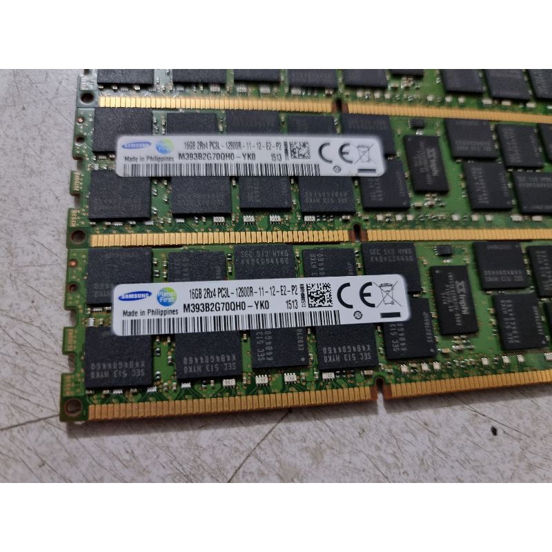 Jual Ram Memory Server Workstation 16GB 2Rx4 PC3L 12800R ECC Register ...