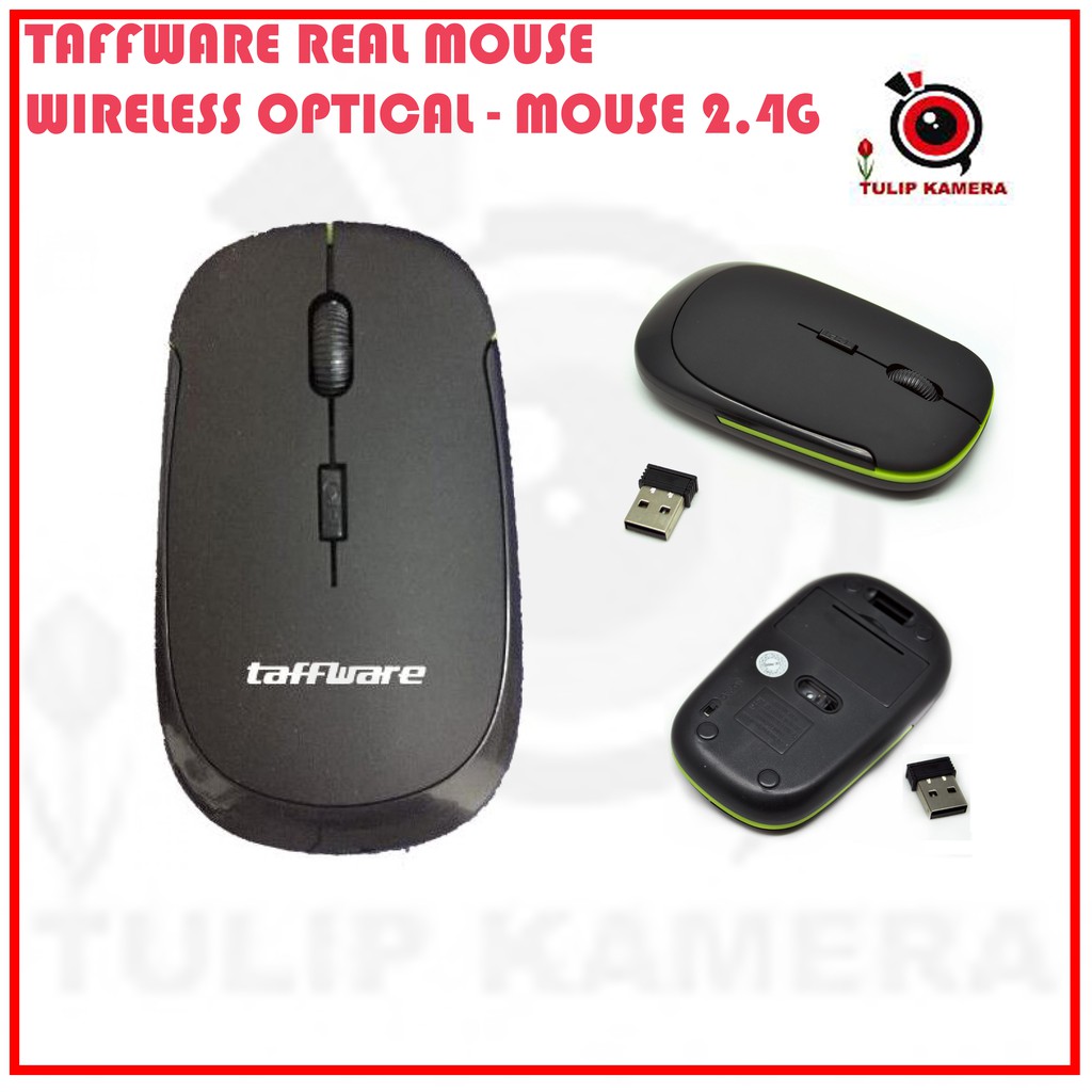 Jual Taffware Real Mouse Wireless Optical - Mouse 2.4G | Shopee Indonesia