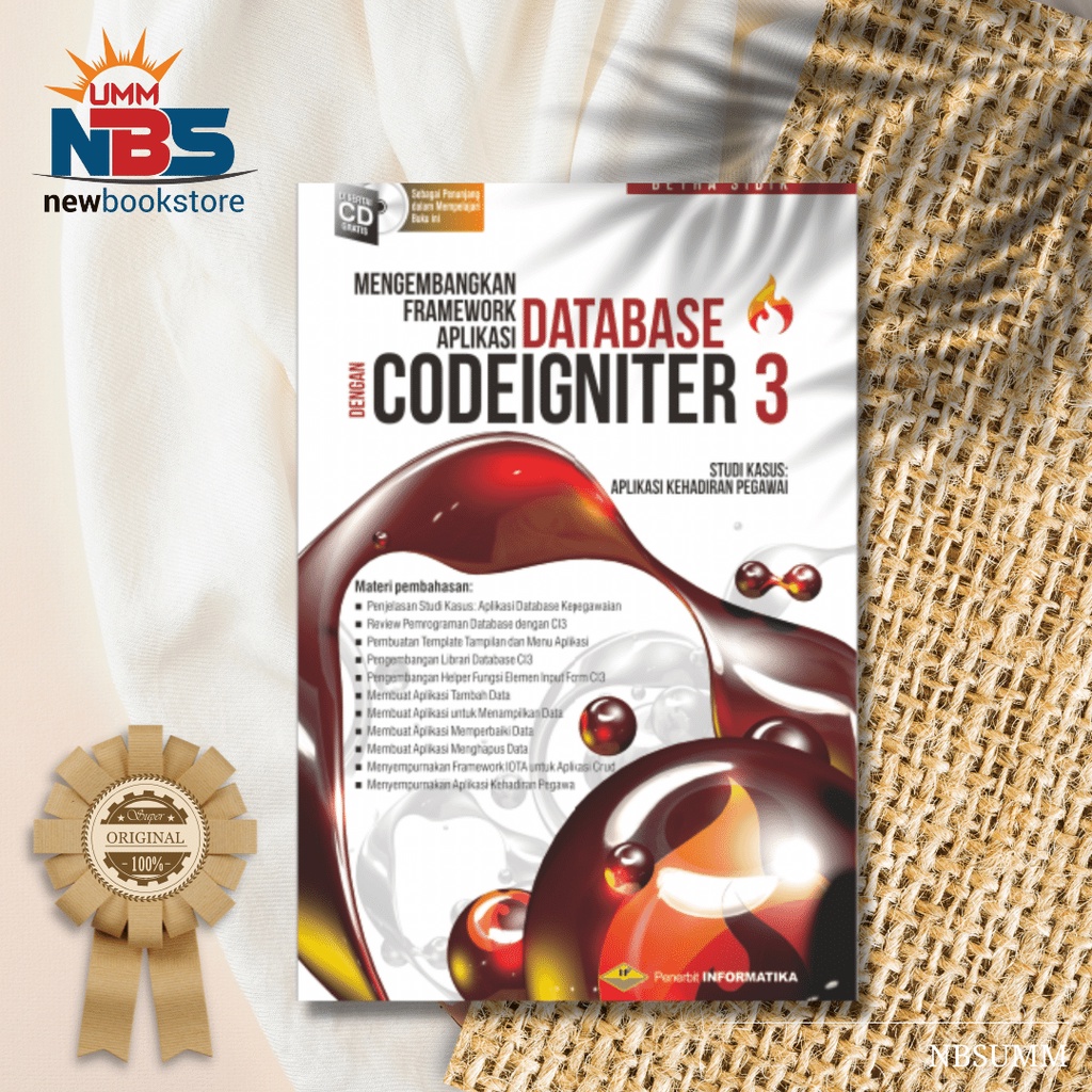 Jual Mengembangkan Framework Aplikasi database dengan Codeigniter 3 ...