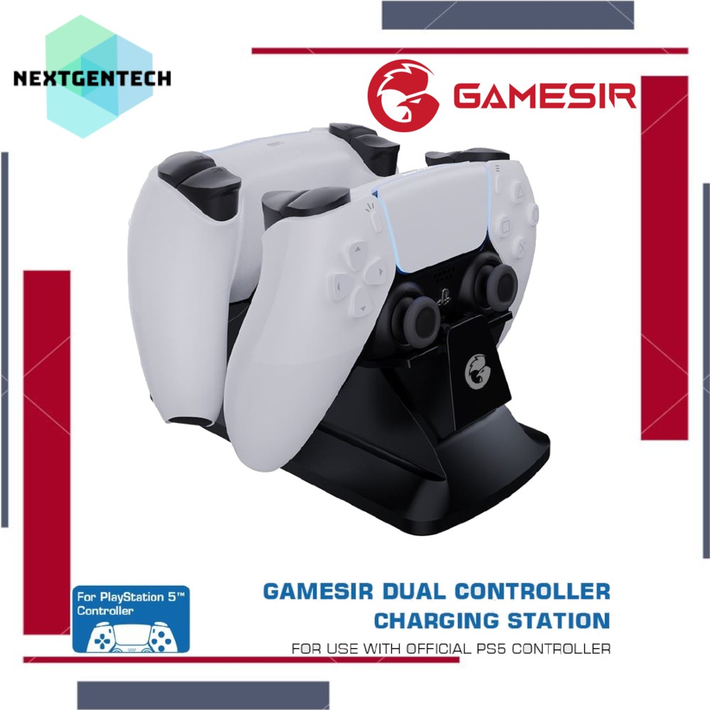 Jual GameSir PS 5 Dual Controller Charging Station Docking For Sony ...