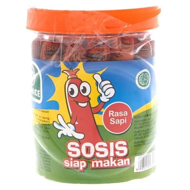 Jual SOSIS SO NICE SIAP MAKAN RASA AYAM SAPI IKAN OTAK OTAK SO GOOD ...