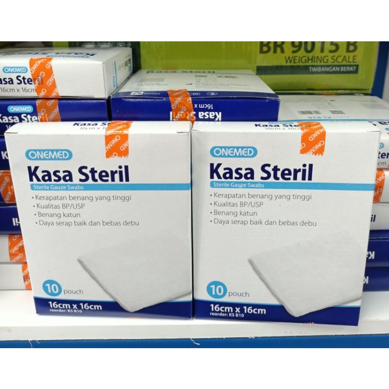 Jual Kasa steril Onemed 16x16 / gauze swab | Shopee Indonesia