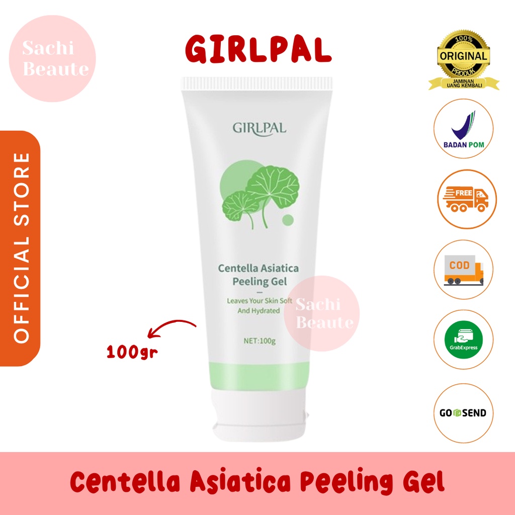 Jual GIRLPAL Centella Asiatica Peeling Gel 100g Facial Glowing Blackhead Cleaner Body ...